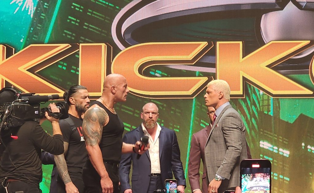 WrestleMania XL Kickoff Show: 'The Rock' vs Cody Rhodes & The Slap ...