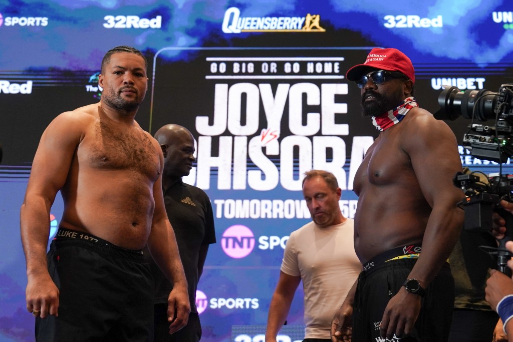 Joe Joyce vs Derek Chisora: Weigh-In Results & Betting Odds - Fights ...