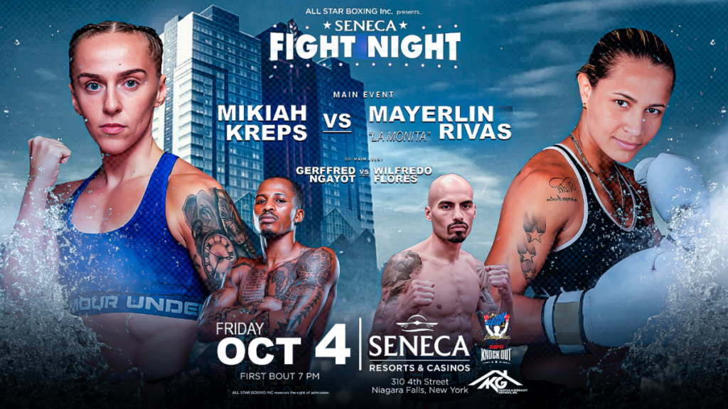 Mikiah Kreps vs Mayerlin Rivas Headlines October 4 Card in NY - Fights ...