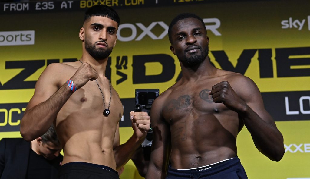 Adam Azim vs Ohara Davies: Weigh-In Results & Betting Odds - Fights ...