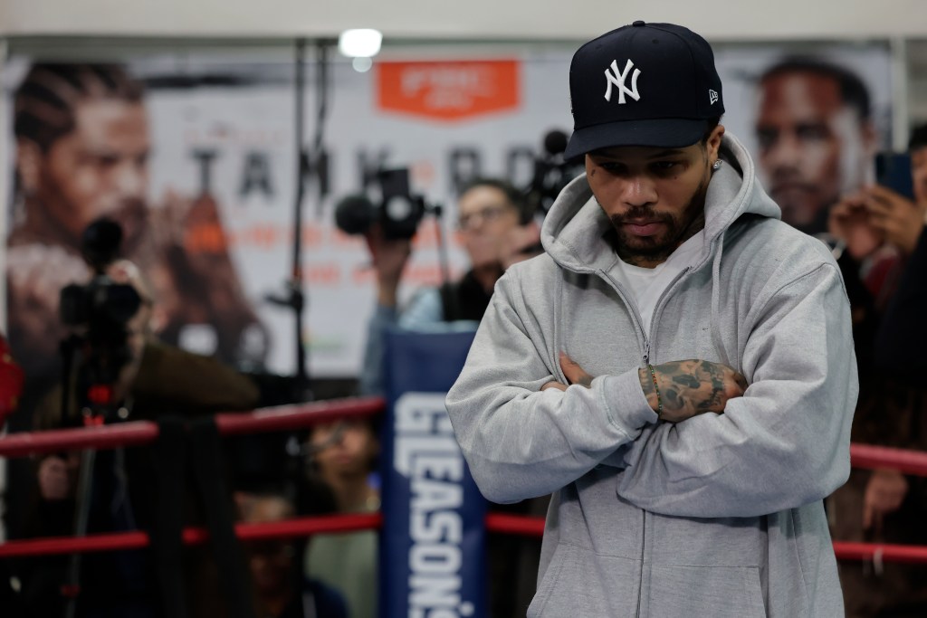 Gervonta 'Tank' Davis Makes A Very Brief Appearance At Media Workout In ...
