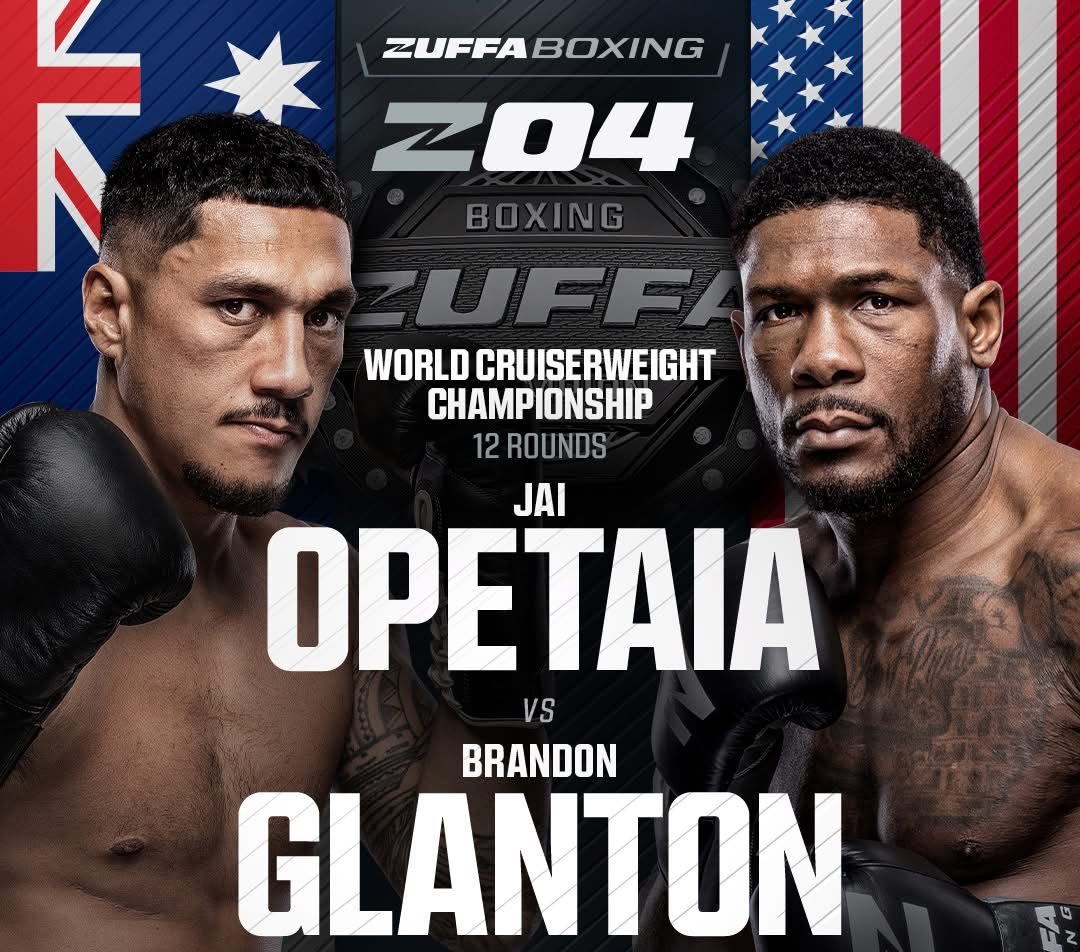 Zuffa Boxing Announced Jai Opetaia vs Brandon Glanton on March 8 For ...